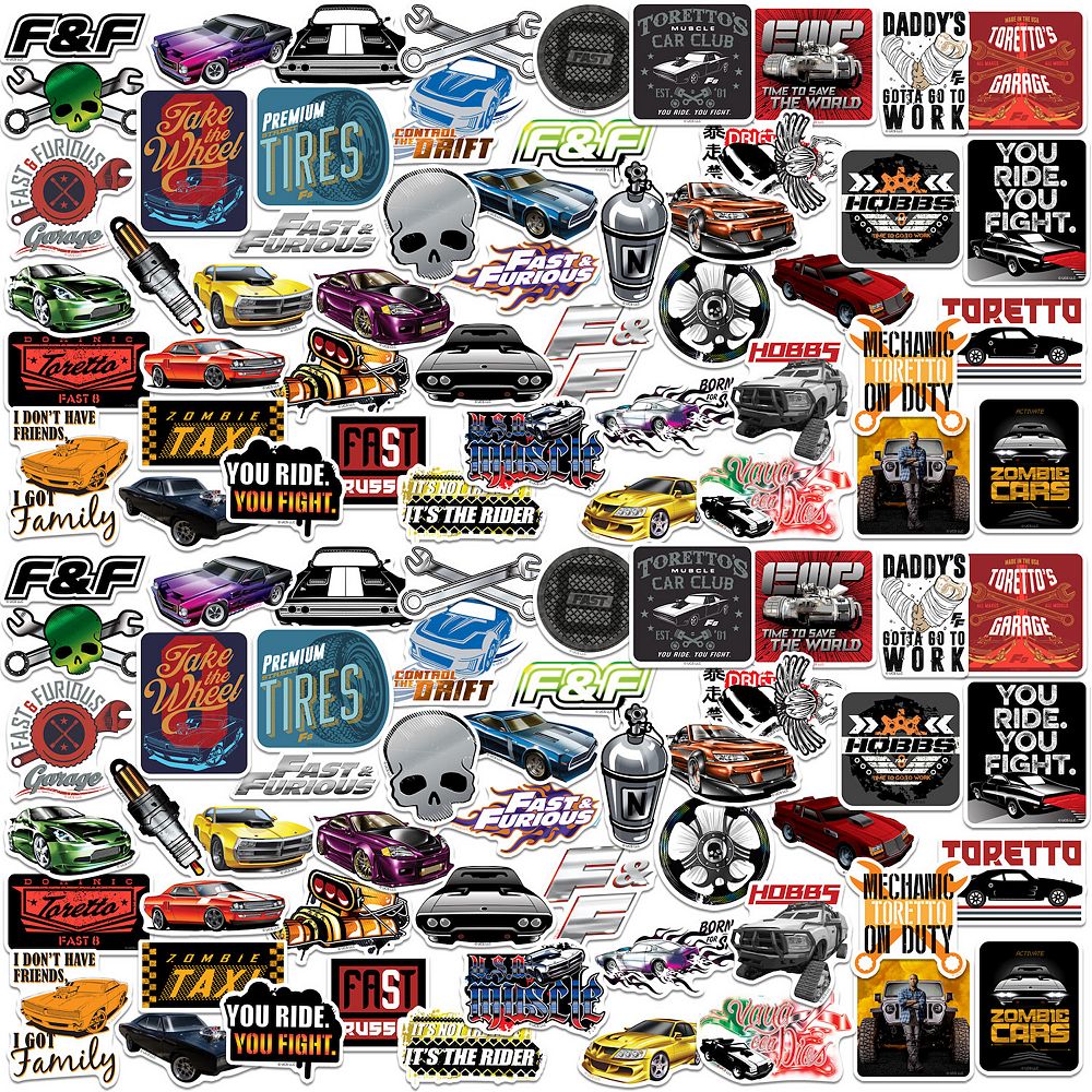 Fast and Furious Stickers Variety Pack