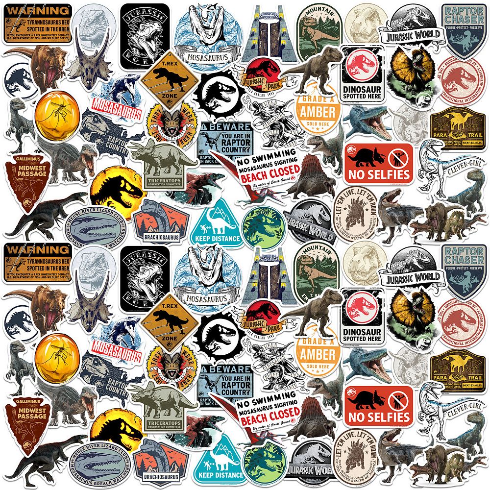 Jurassic World Adventure Stickers Variety Pack