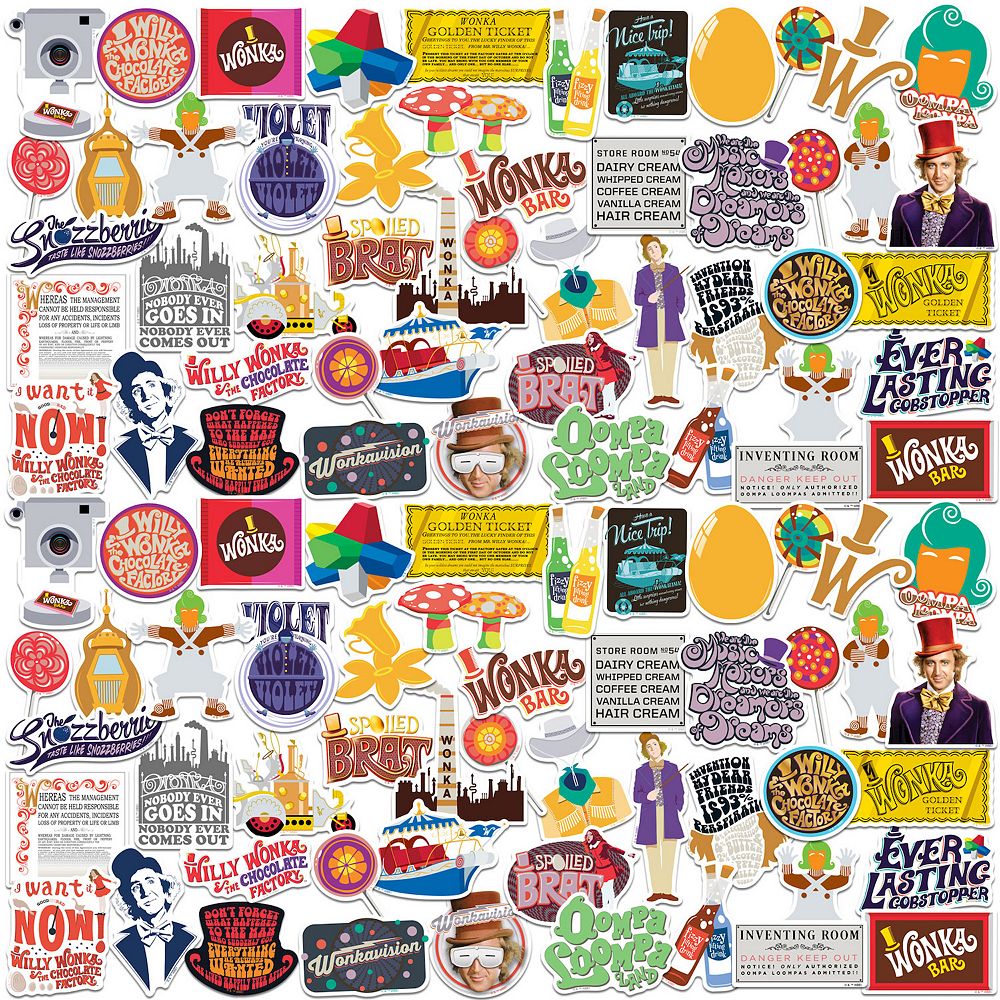 Willy Wonka Stickers Variety Pack