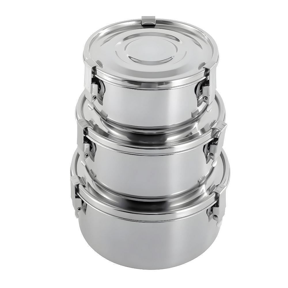 304 Stainless Steel Food Storage Containers Leak-Proof Smell-Proof ...