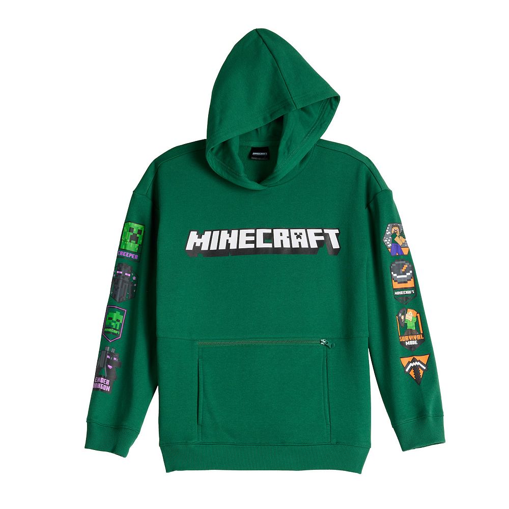 Boys 6-20 Minecraft Character Icons Graphic Hoodie