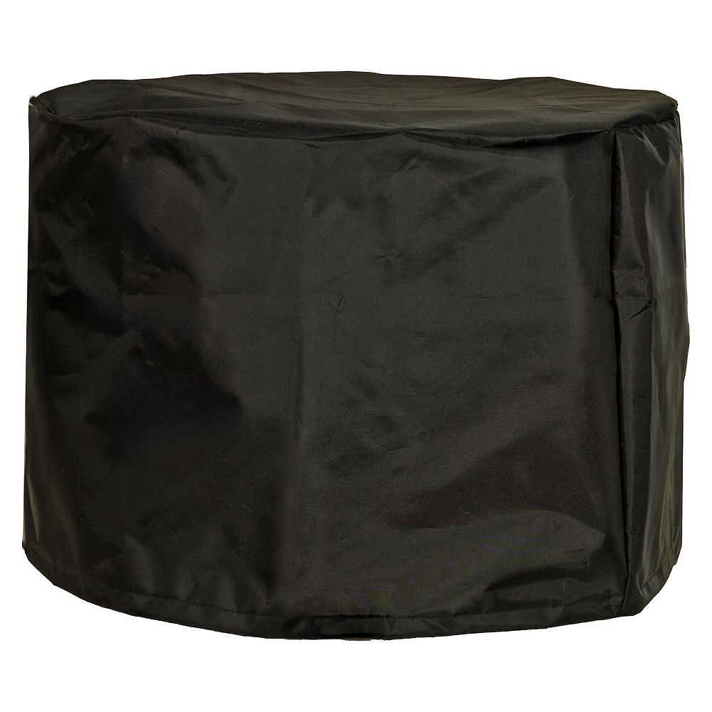 Sunnydaze Black 420D Oxford Cloth Fire Pit Cover - 22.5” Round x 16” H