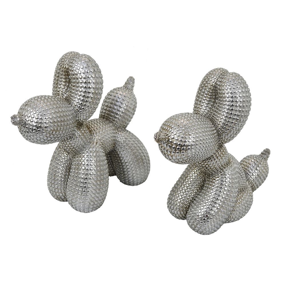 Textured Balloon Dog Table Decor 2-pc. Set