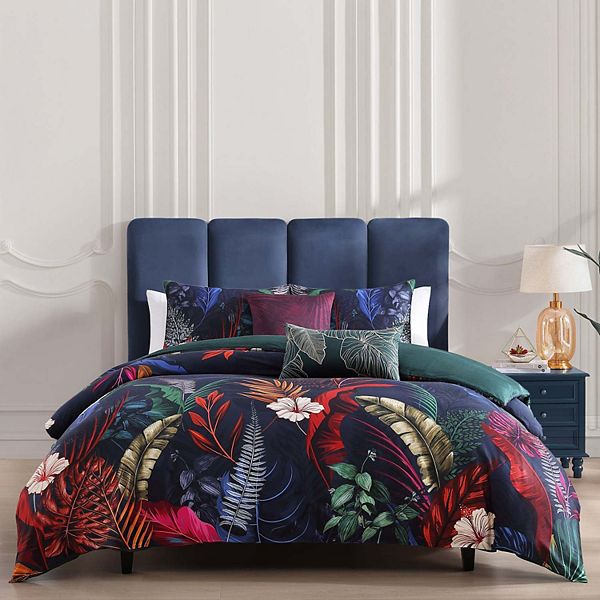 Bebejan Paradise 100% Cotton Sateen 5 Piece Reversible Comforter Set