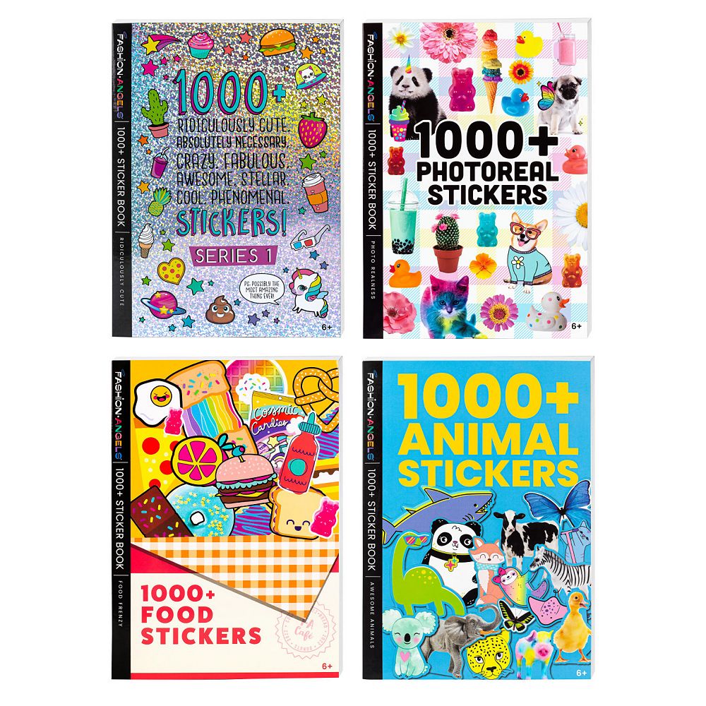 Fashion Angels: Sticker Book 4 Pack Bundle