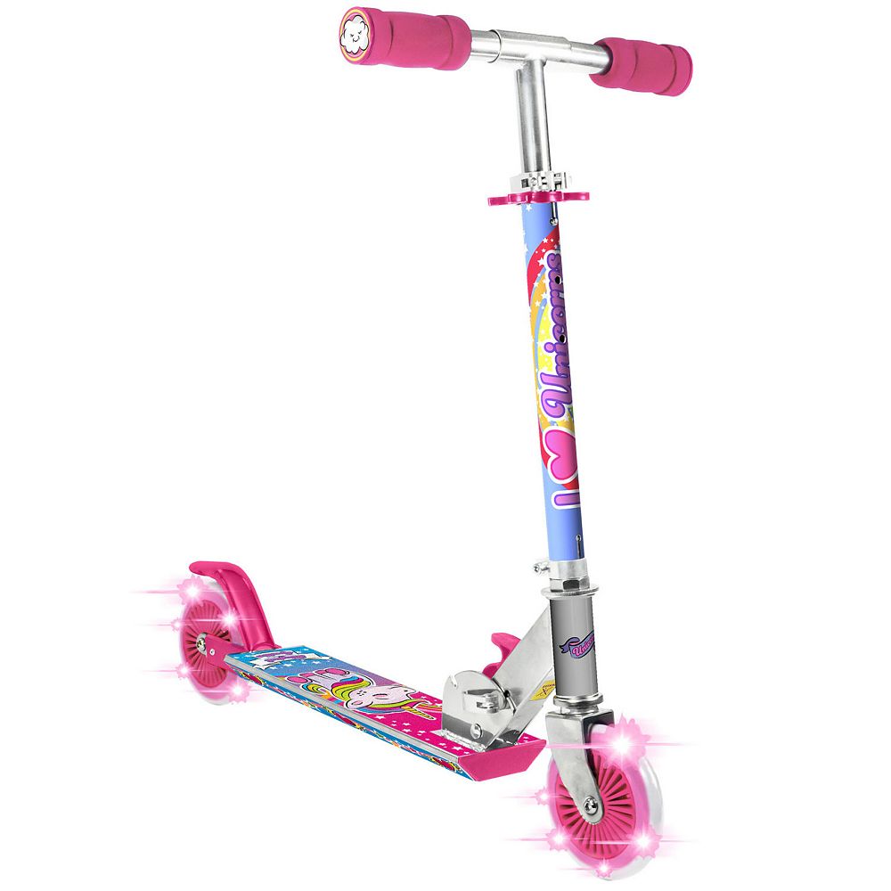 Ozbozz: Unicorn Magical Sparkles Scooter with Flashing Wheels
