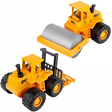Mighty Wheels 2 Pack Roller & Forklift Construction Vehicle Set