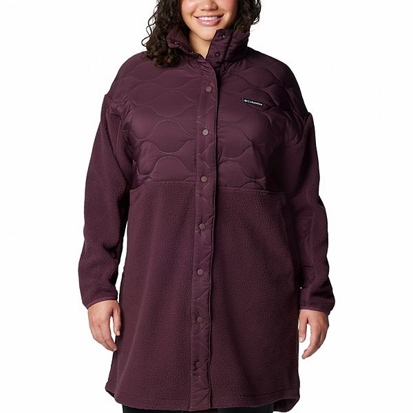 Plus Size Columbia Cloud Point Long Fleece Jacket