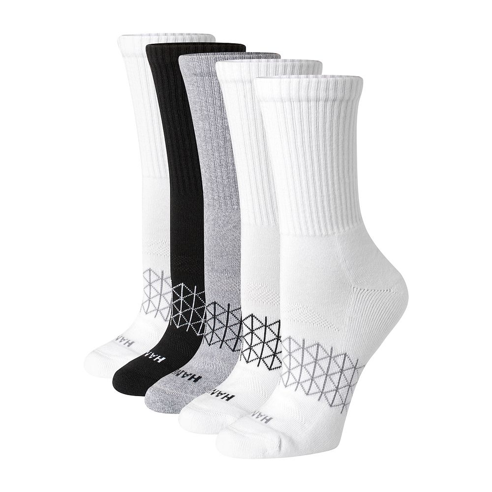 Women's Hanes® 5-Pack Ultimate Absolute Active Crew Socks HWUAL5