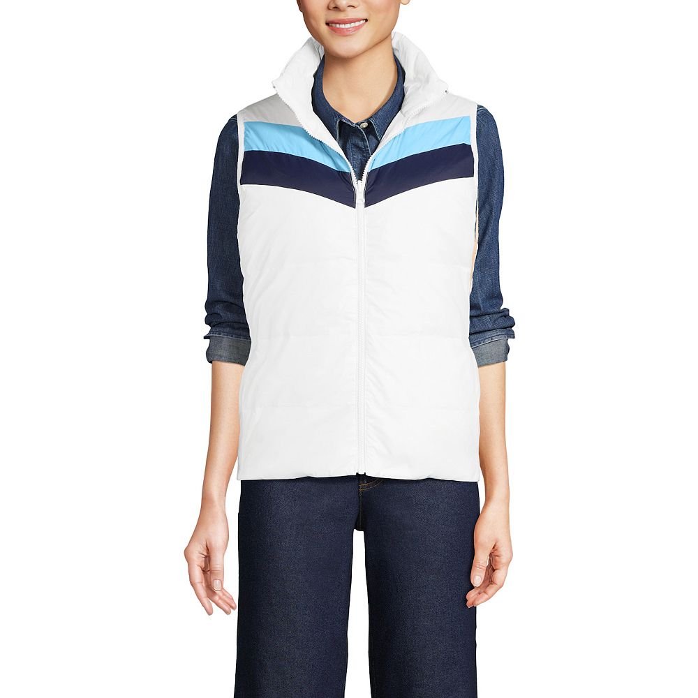 Women's Lands' End Wanderweight Reversible Packable Down Vest