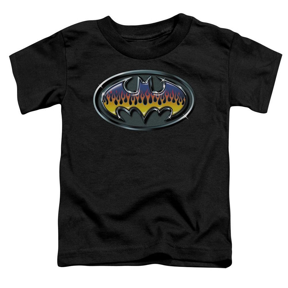 Batman Hot Rod Shield Short Sleeve Toddler T-Shirt