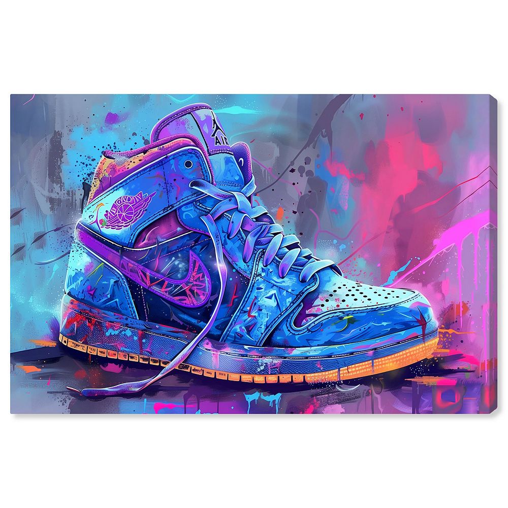 Notoriart Graffiti Sneaker Abstract Canvas Wall Art