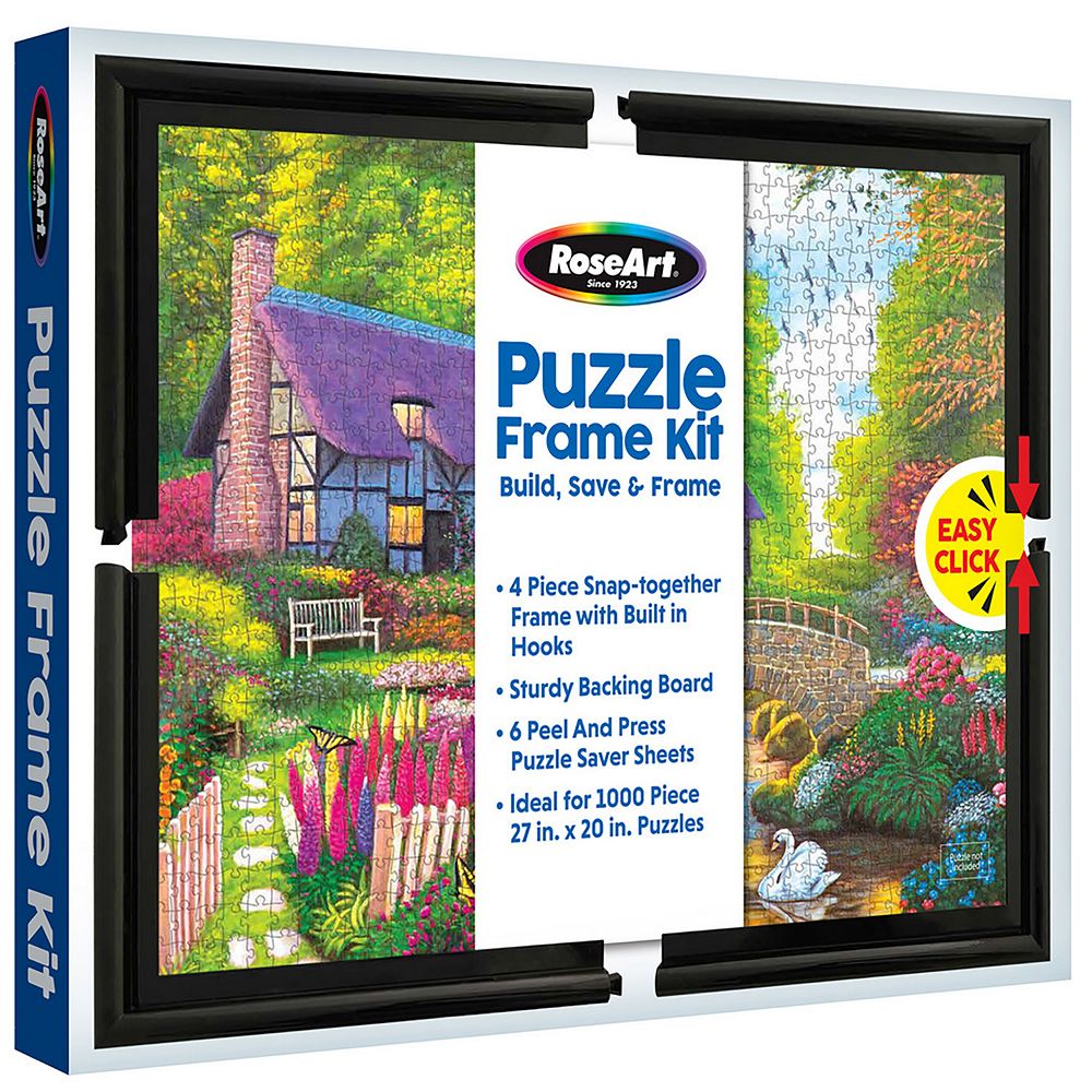 Cra-Z-Art RoseArt Puzzle Frame Kit for 1000-pc. Jigsaws: Snap-Together ...