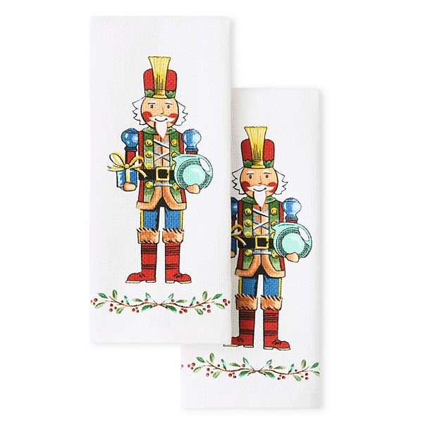 Fiesta Giver Nutcracker Holiday Kitchen Towels 2-Pack