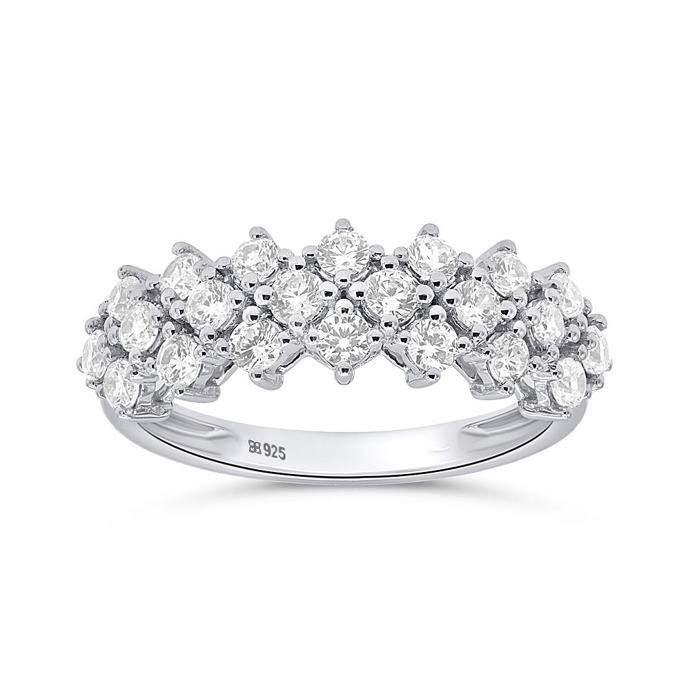 Éthique Sterling Silver 1 Carat T.W. Lab-Grown Diamond Ring