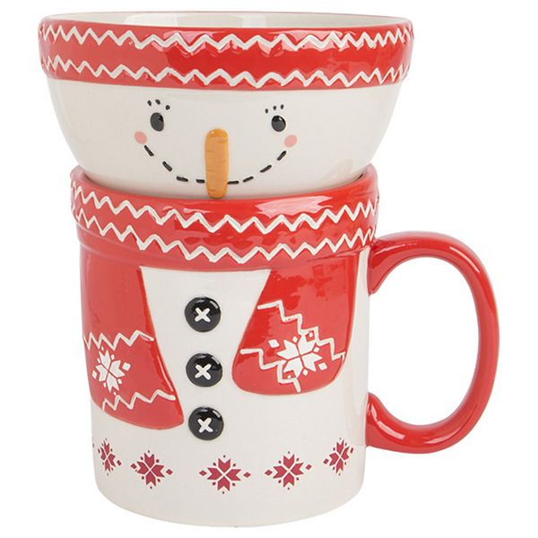 Home Essentials Snowman 2-pc. Bowl and Mug Set