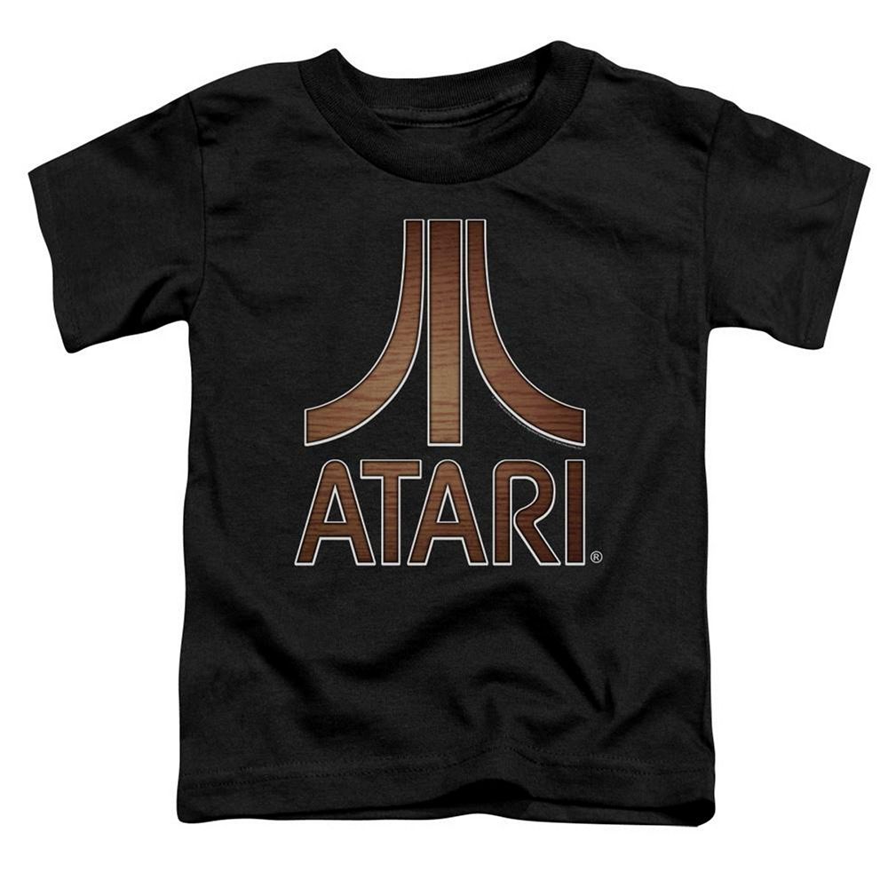 Atari Classic Wood Emblem Short Sleeve Toddler Tee