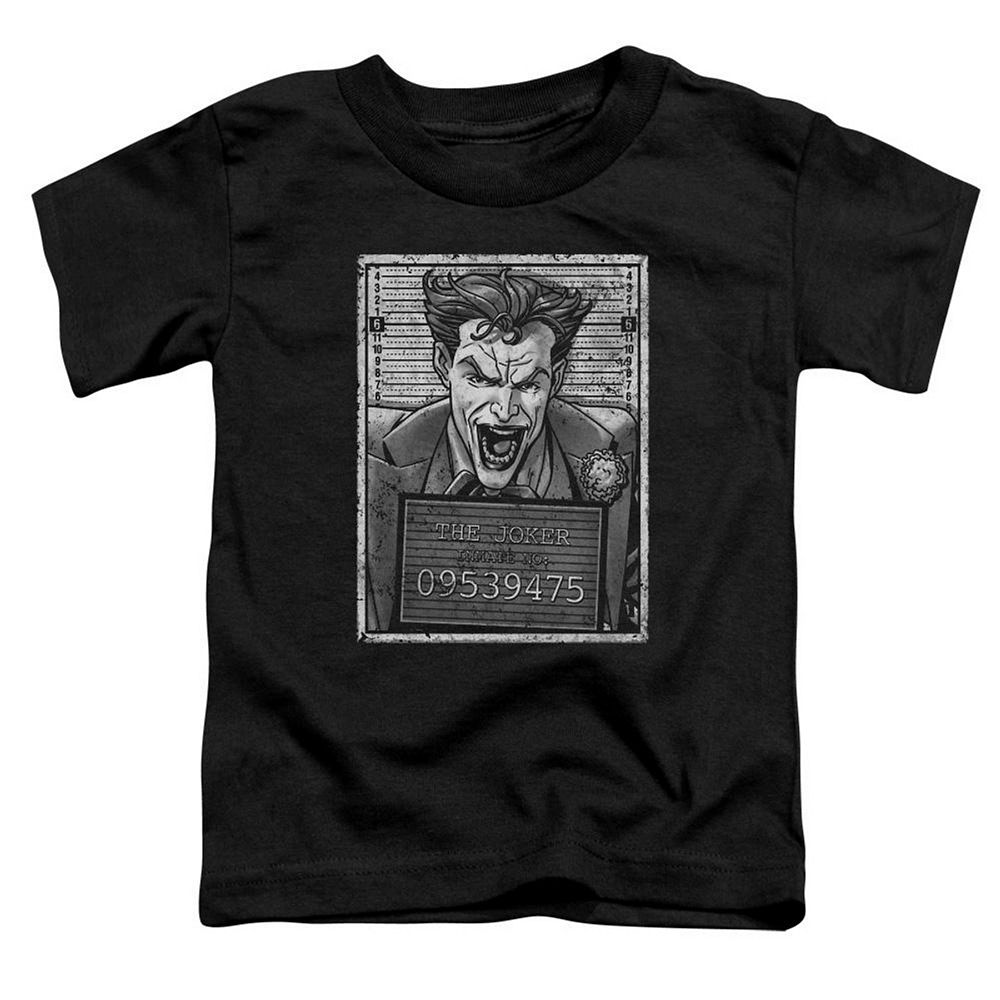 Batman Joker Inmate Short Sleeve Toddler T-Shirt