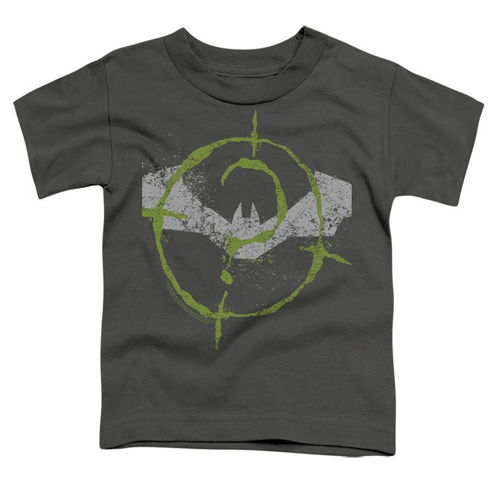The Batman (2022) Scribbles Bat Logo Short Sleeve Toddler T-Shirt