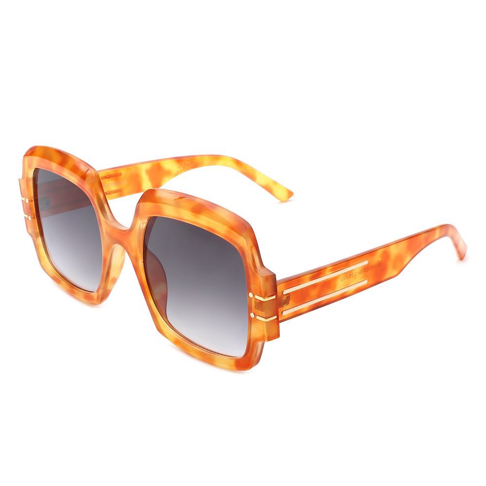 Oversized Square Flat Top Women Sunglasses