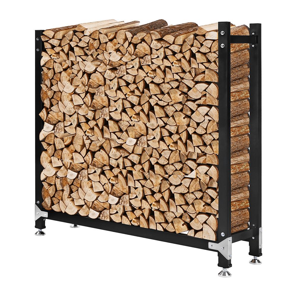 Firewood Rack Outdoor, Wood Rack with Upgrade Reinforced Structure ...