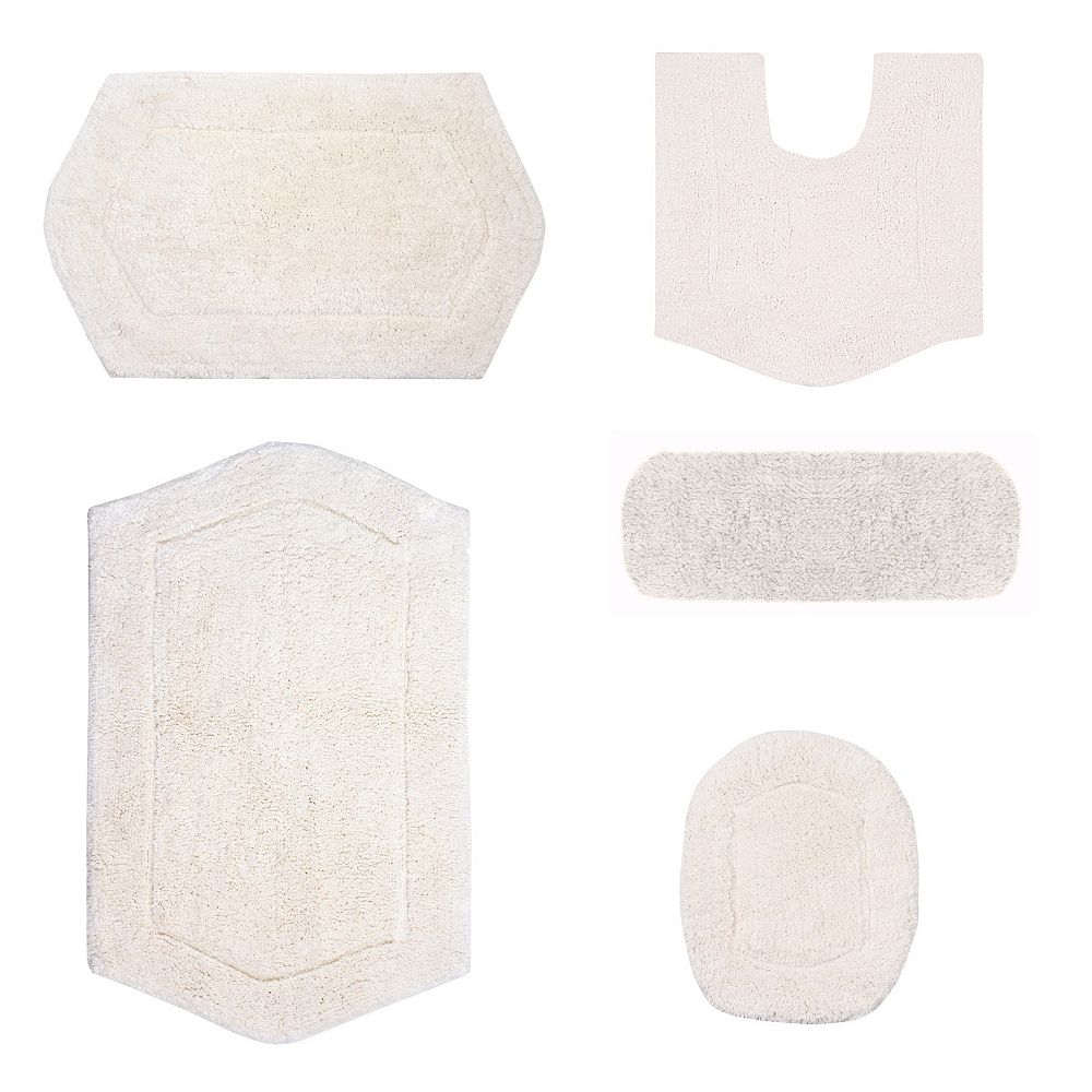 Home Weavers Waterford Collection 100% Cotton Tufted Bath Rug, Extra ...