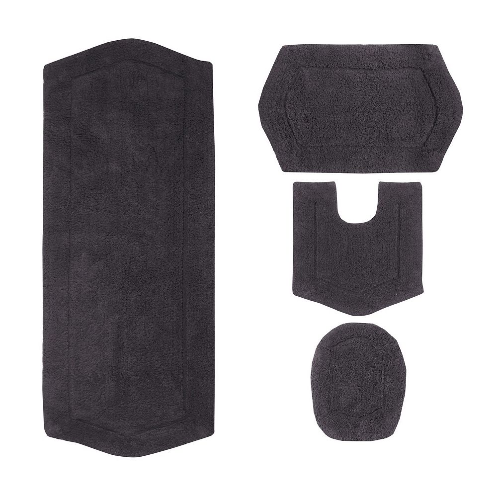 Home Weavers Waterford Collection 100% Cotton Tufted Bath Rug, Extra ...