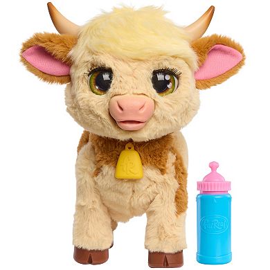 Just Play FurReal Maggie Interactive Feed & Follow Cow Plush Toy