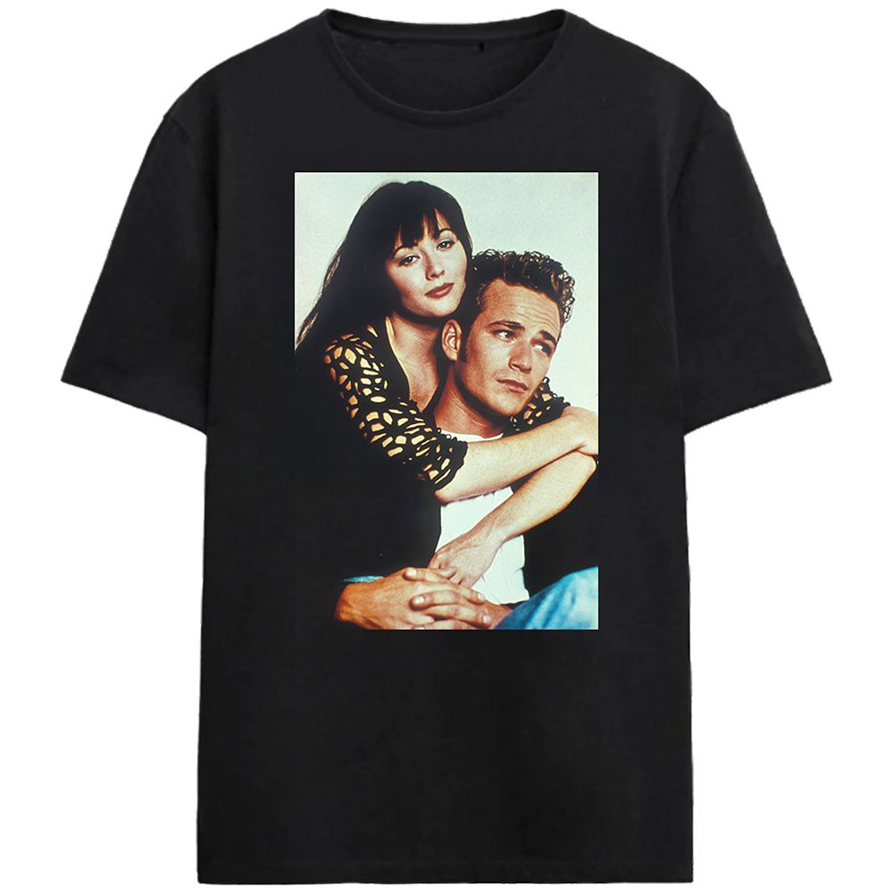 Juniors' Beverly Hills 90210 Brenda & Dylan Graphic T-Shirt