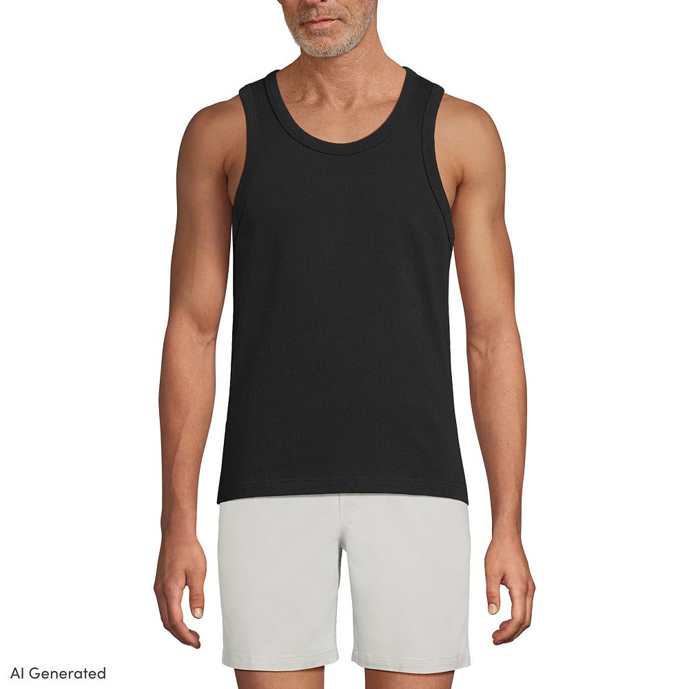 Men's Lands' End Heavy Weight Tank Top