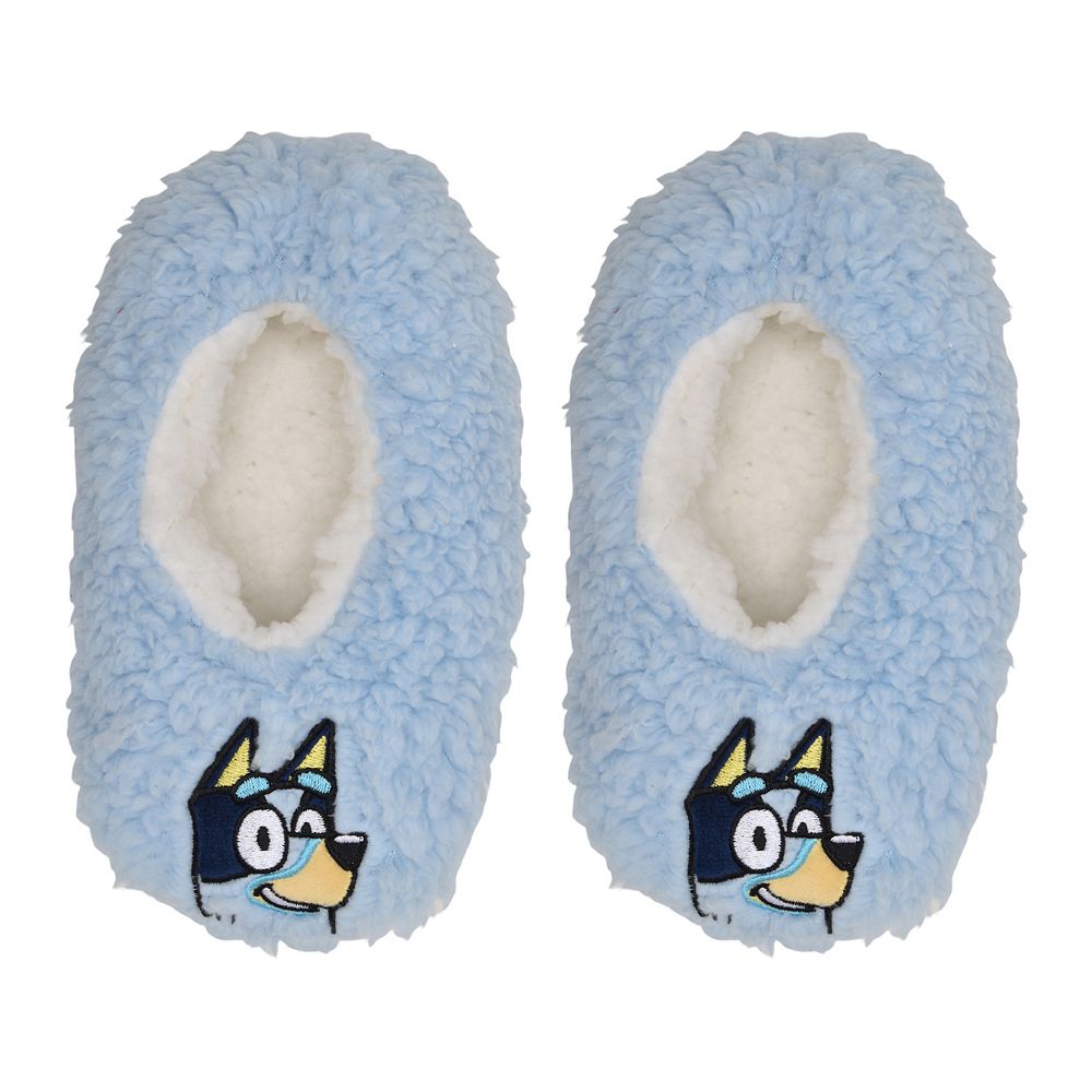 Girls Bluey Cozy Snuggle Toe Slippers