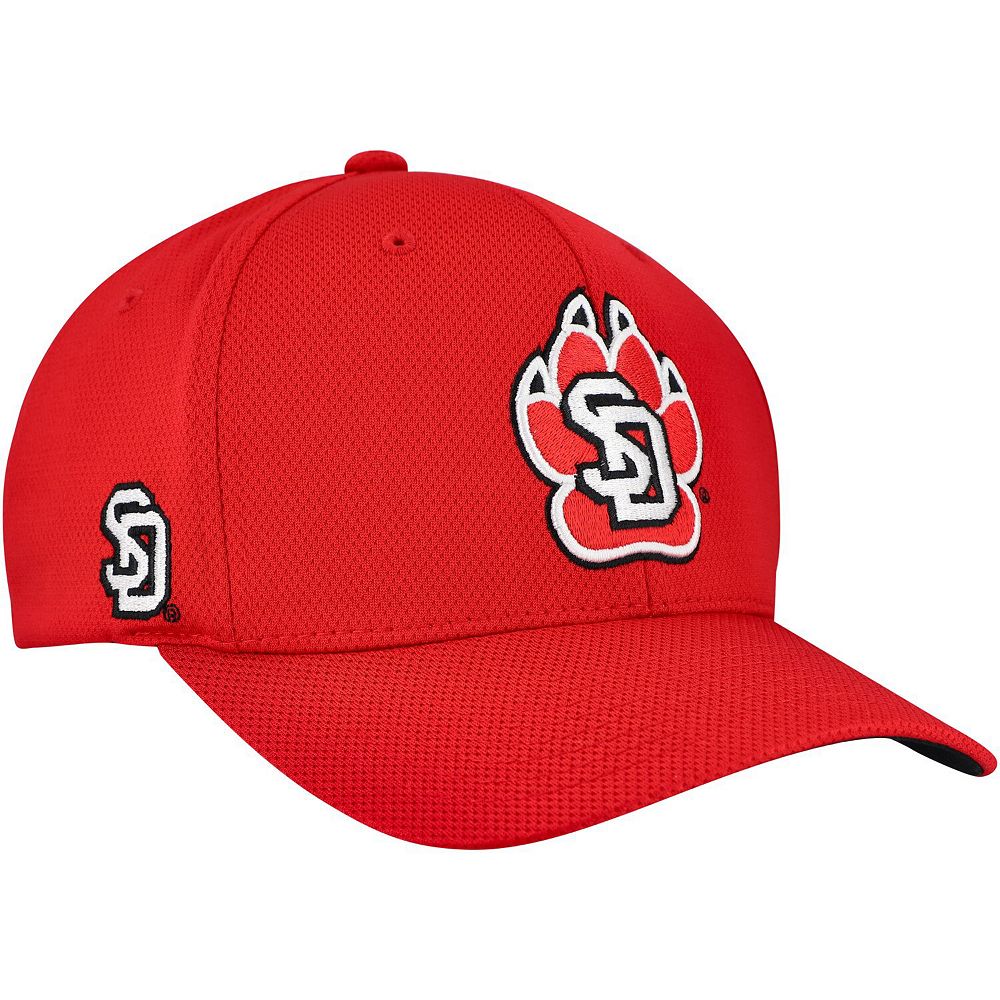 Men's Top of the World Red South Dakota Coyotes Reflex Performance Flex Hat