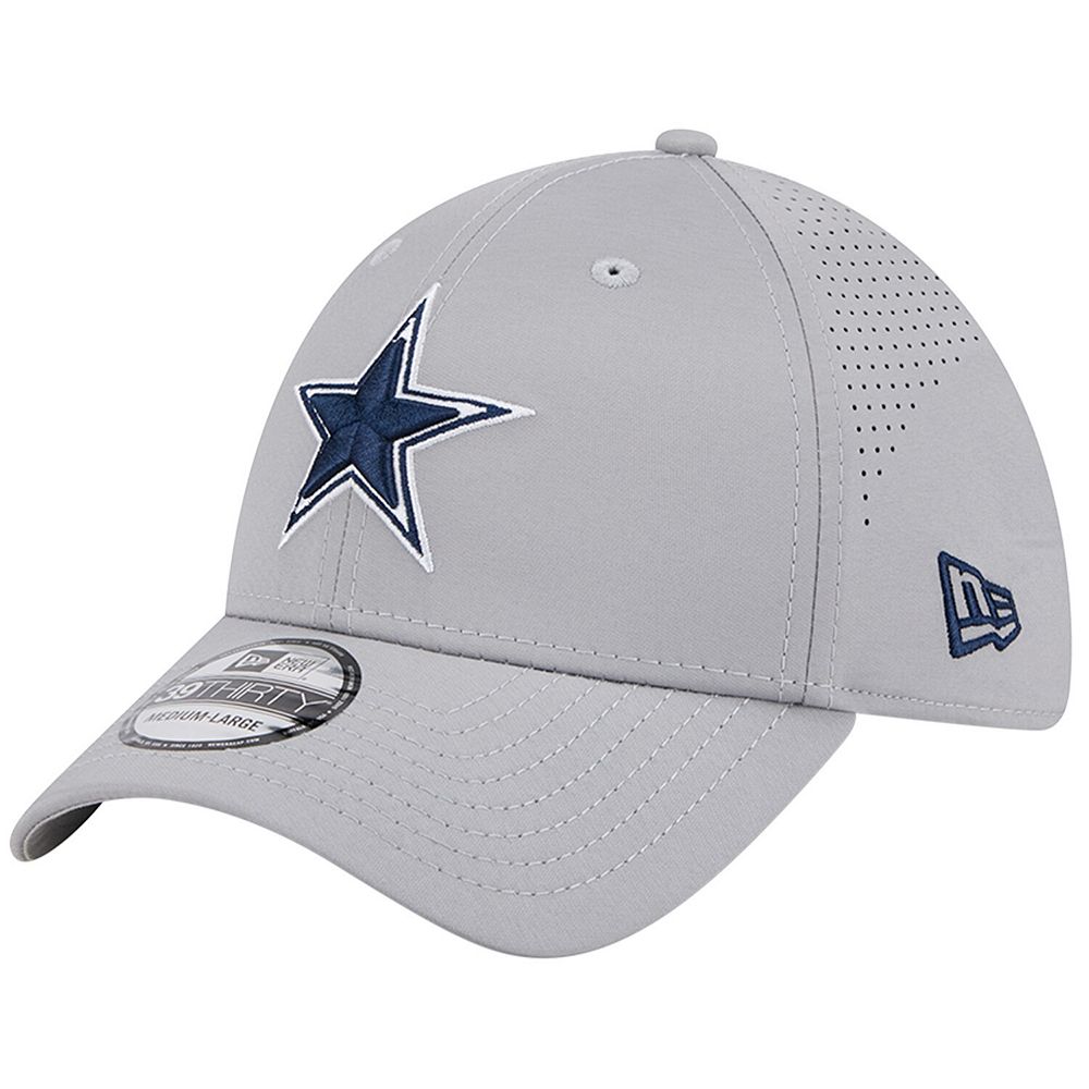 Men's New Era Gray Dallas Cowboys Active 39THIRTY Flex Hat