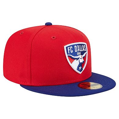 Men's New Era Red FC Dallas 2025 Kickoff 59FIFTY Fitted Hat