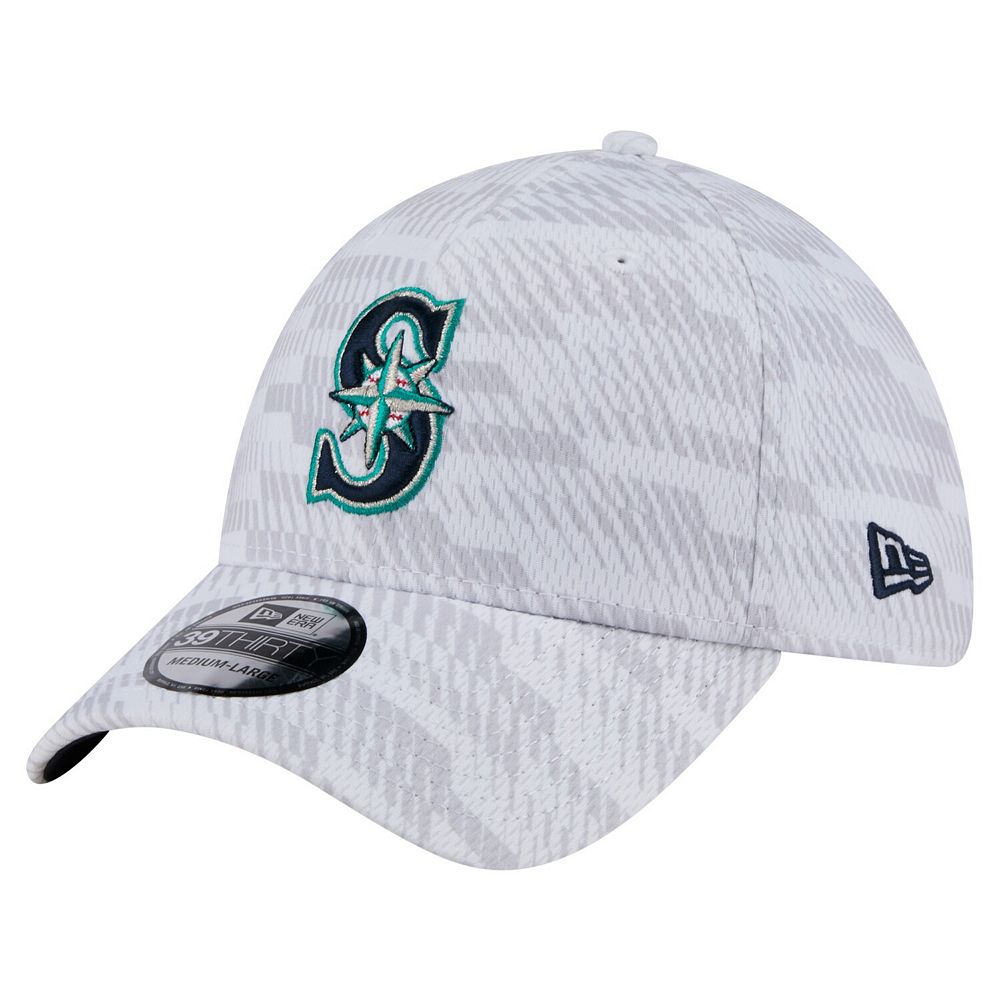 Men's New Era White Seattle Mariners Graded 39THIRTY Flex Hat
