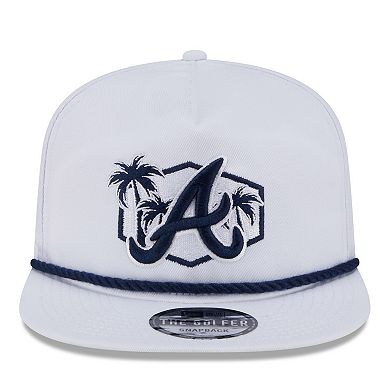 Men's New Era White Atlanta Braves 2025 Spring Training Palm Golfer ...