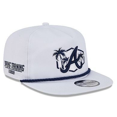Men's New Era White Atlanta Braves 2025 Spring Training Palm Golfer ...