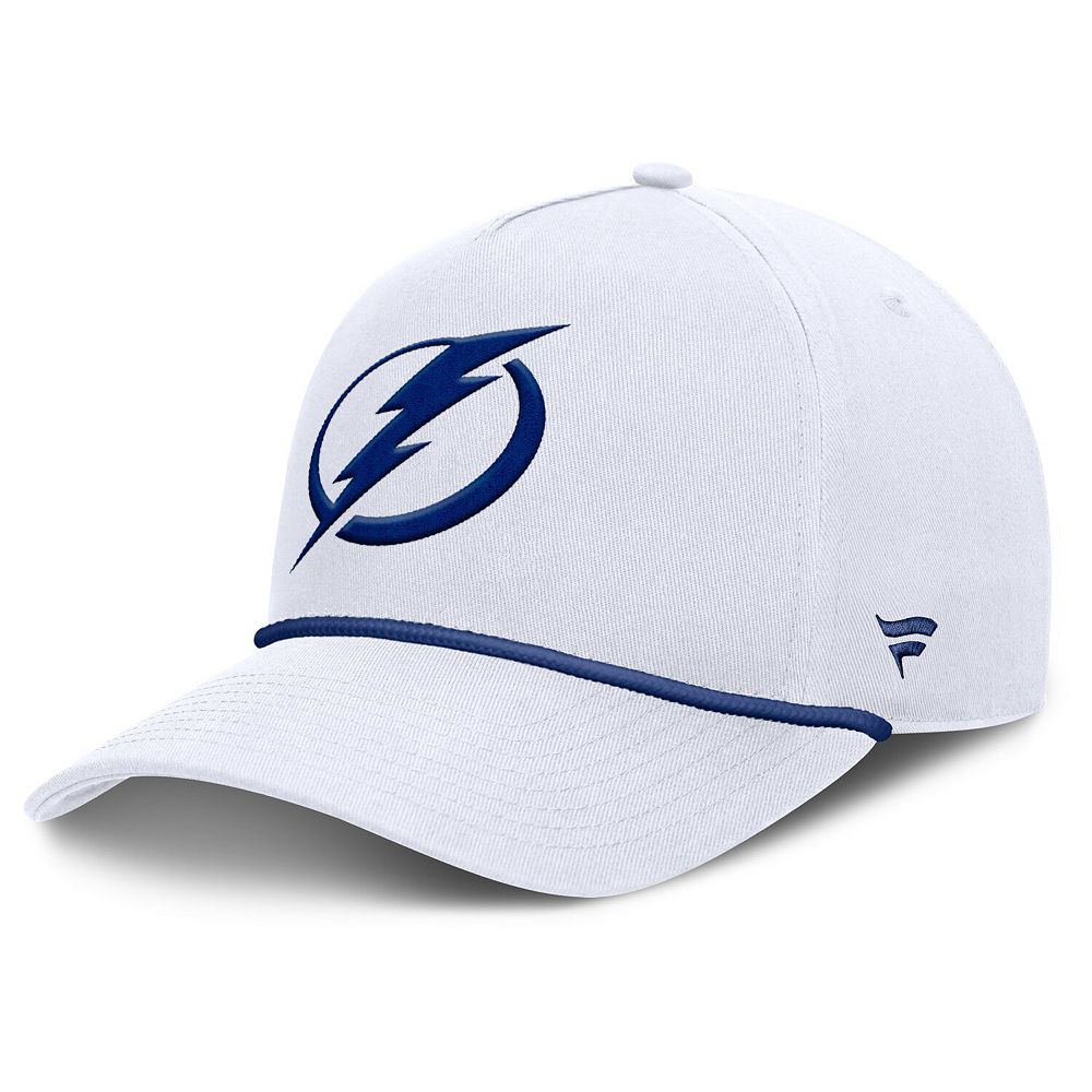 Men's Fanatics White Tampa Bay Lightning Rope A-Frame Adjustable Hat