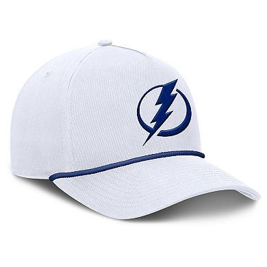 Men's Fanatics White Tampa Bay Lightning Rope A-Frame Adjustable Hat