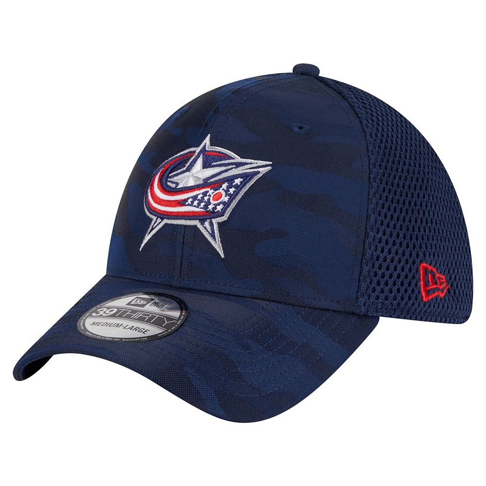 Men's New Era Navy Columbus Blue Jackets Active Subtle Camo 39THIRTY ...