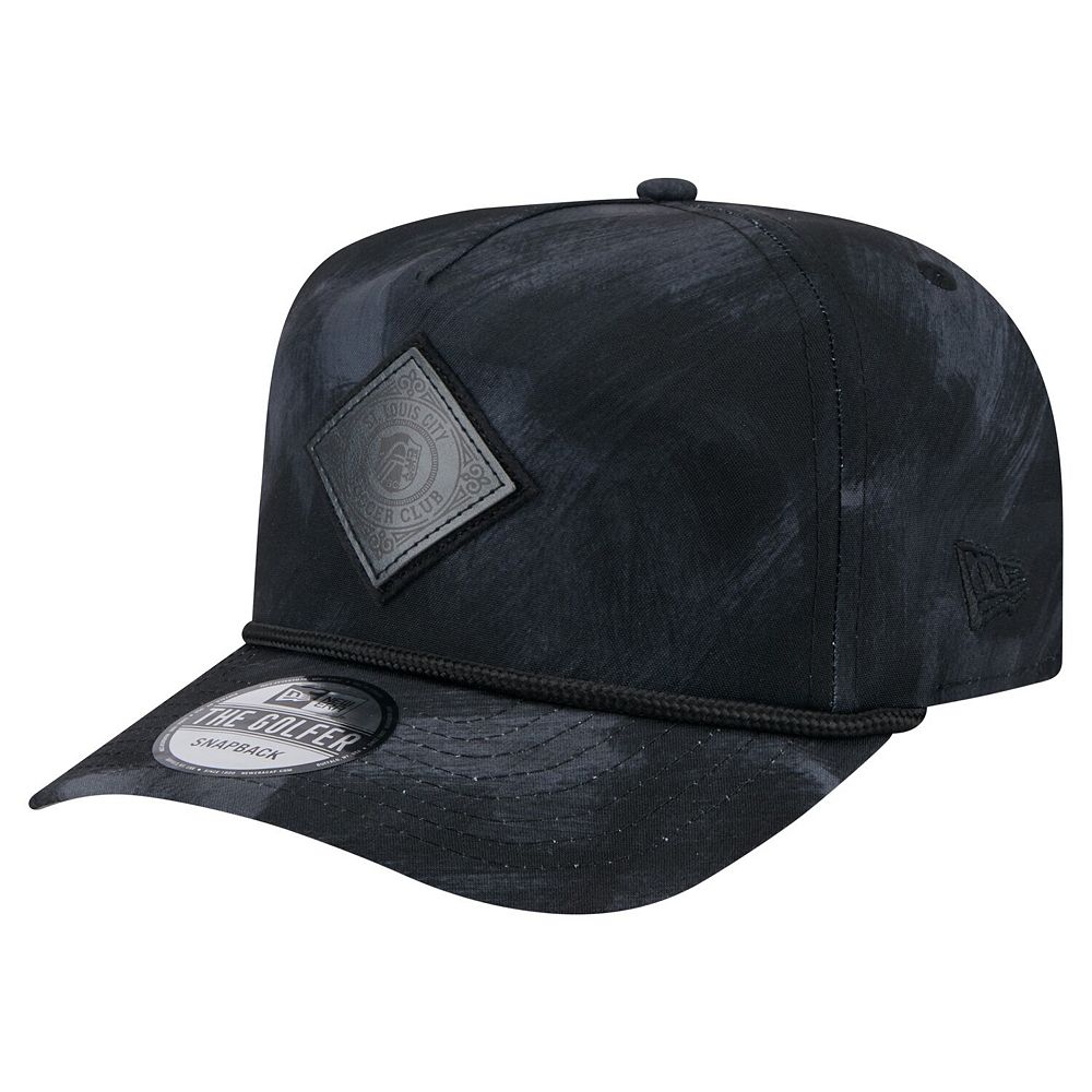 Men's New Era Black St. Louis City SC Golfer Snapback Hat