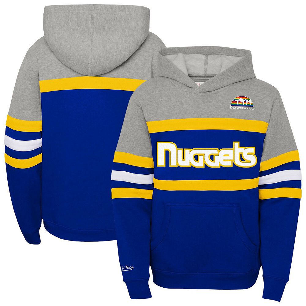Youth Mitchell & Ness Royal/Heather Gray Denver Nuggets Hardwood ...