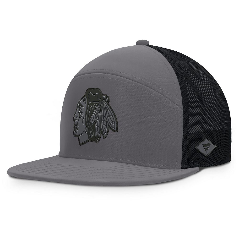 Men's Fanatics Charcoal Chicago Blackhawks Fairweather Adjustable Hat