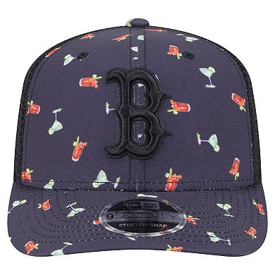 Men's New Era Black Boston Red Sox Adventure Drinks Pattern 9SEVENTY ...