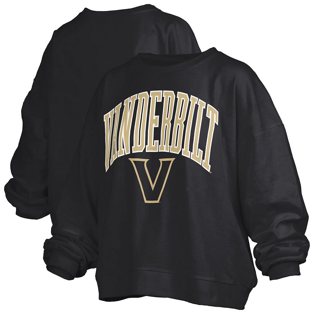 Women's Pressbox Black Vanderbilt Commodores Janise Arch Over Logo ...