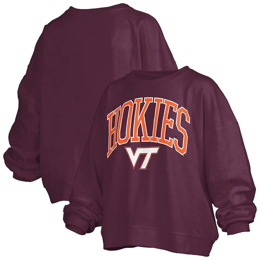 Women's Pressbox Maroon Virginia Tech Hokies Janise Arch Over Logo ...