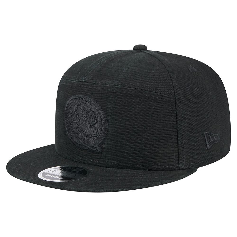 Men's New Era Black Florida State Seminoles Adventure Canvas Split ...