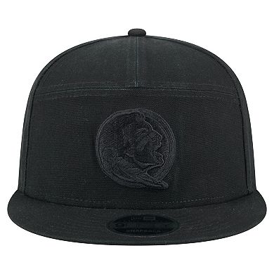 Men's New Era Black Florida State Seminoles Adventure Canvas Split ...