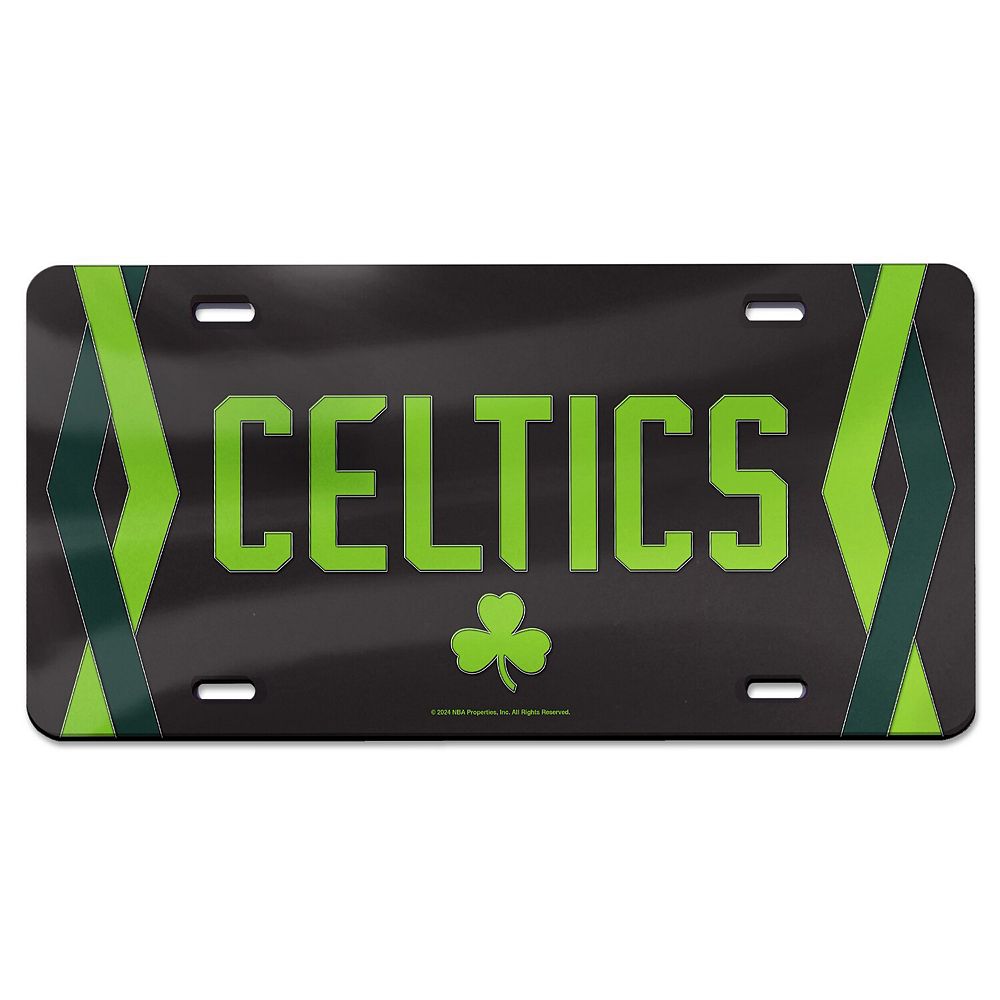 WinCraft Boston Celtics 2024/25 City Edition Laser-Cut Acrylic License ...