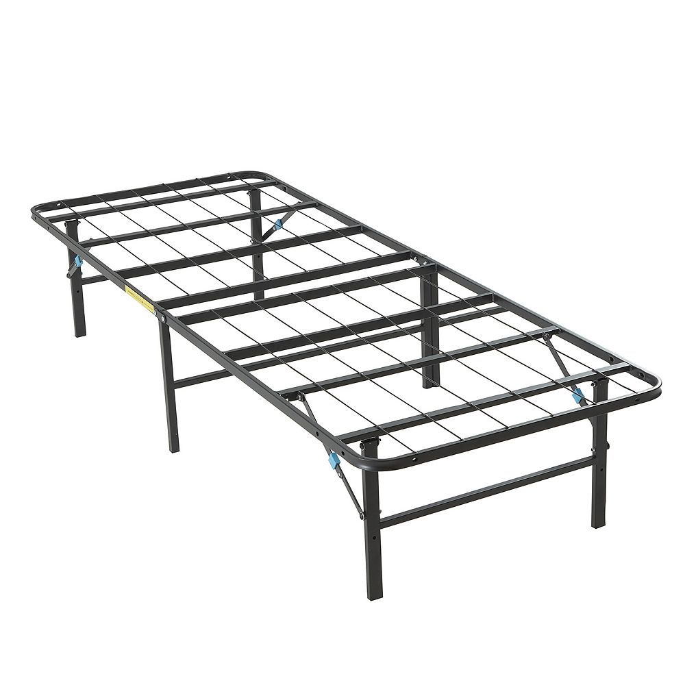 14" Adjustable Foldable Steel Bed Frame